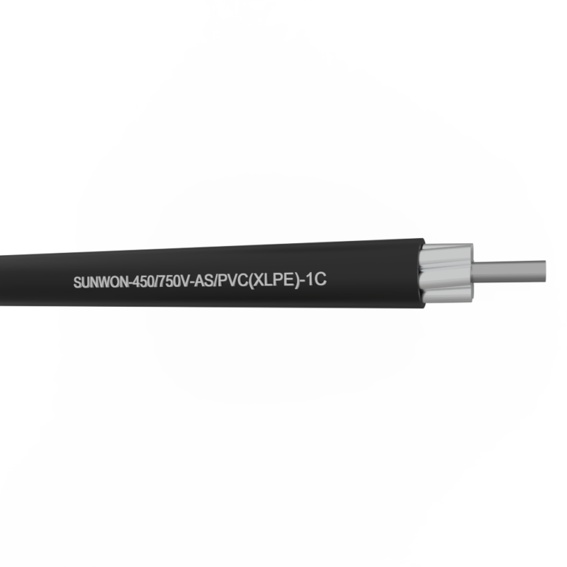 Steel aluminum cable SUNWON-0.6/1kV-ASV/ASX 1x